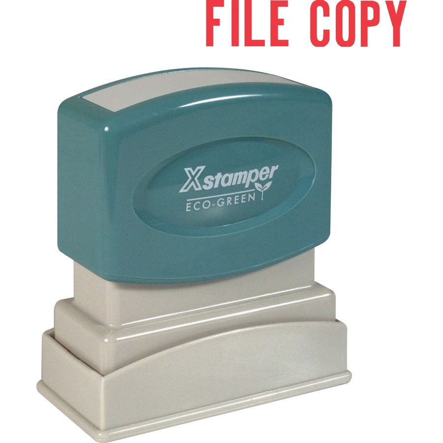 Xstamper FILE COPY Title Stamp - Message Stamp - FILE COPY - 0.50 ...