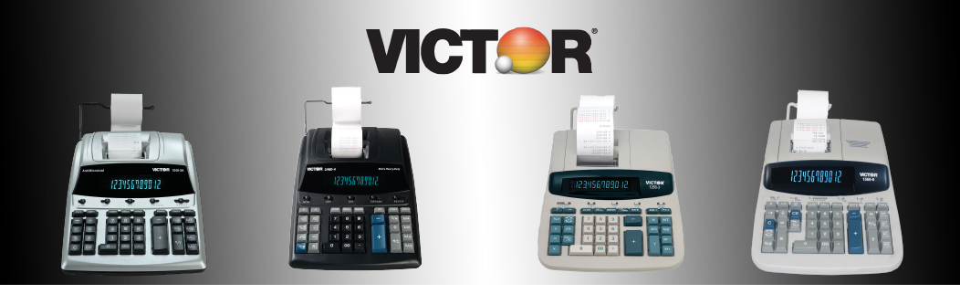 Victor 1260-3 Commercial Calculator, 12 Digit Heavy Duty Printing, AC ...