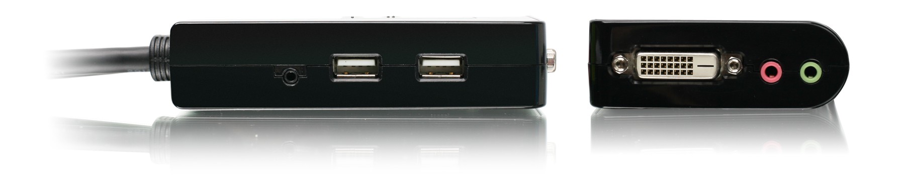 IOGEAR GCS932UB KVM Switch, 2-Port DVI USB KVM Switchbox, WUXGA 1920 x ...