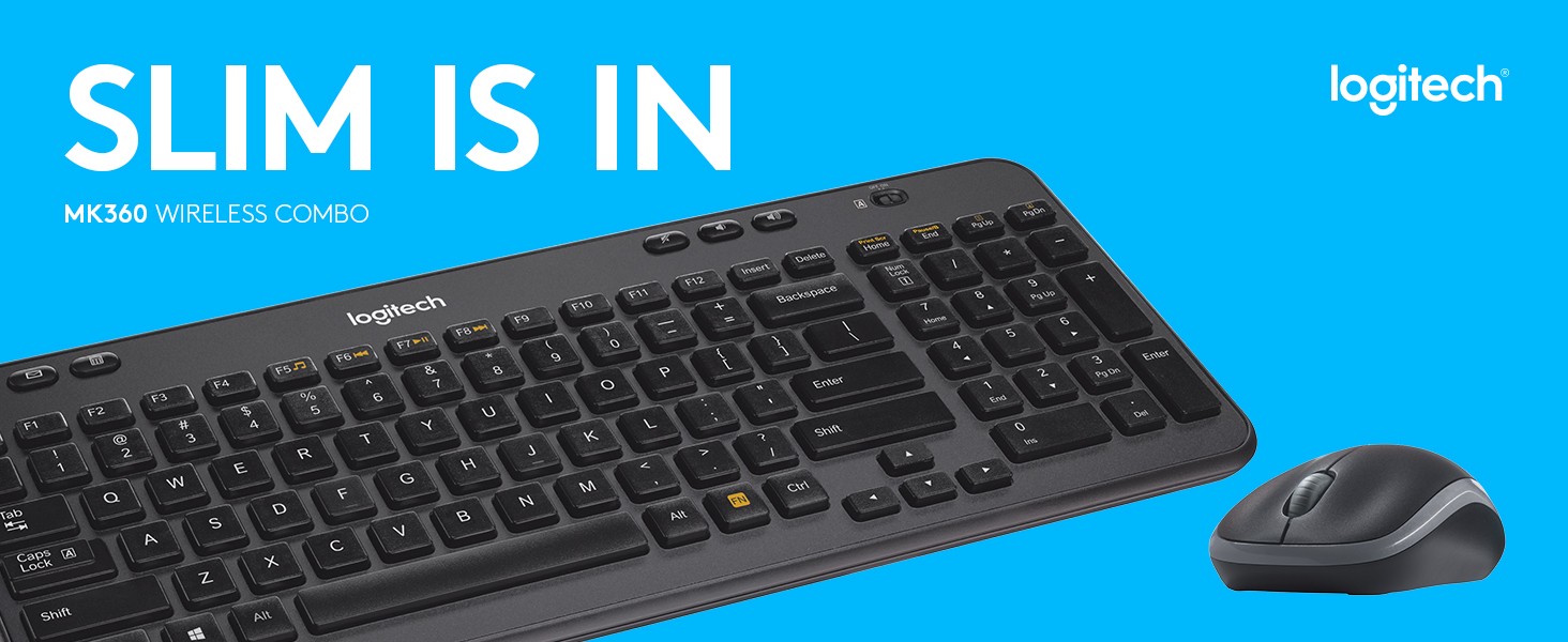 Logitech 920 003376 Wireless Combo Mk360 Beige Black Notebook Compat Network Hardwares