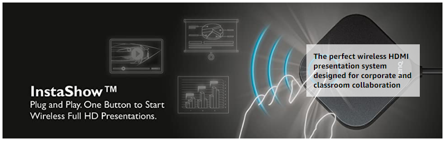 BenQ WDC10 InstaShow Plug and Play All-Hardware Wireless Presentations ...