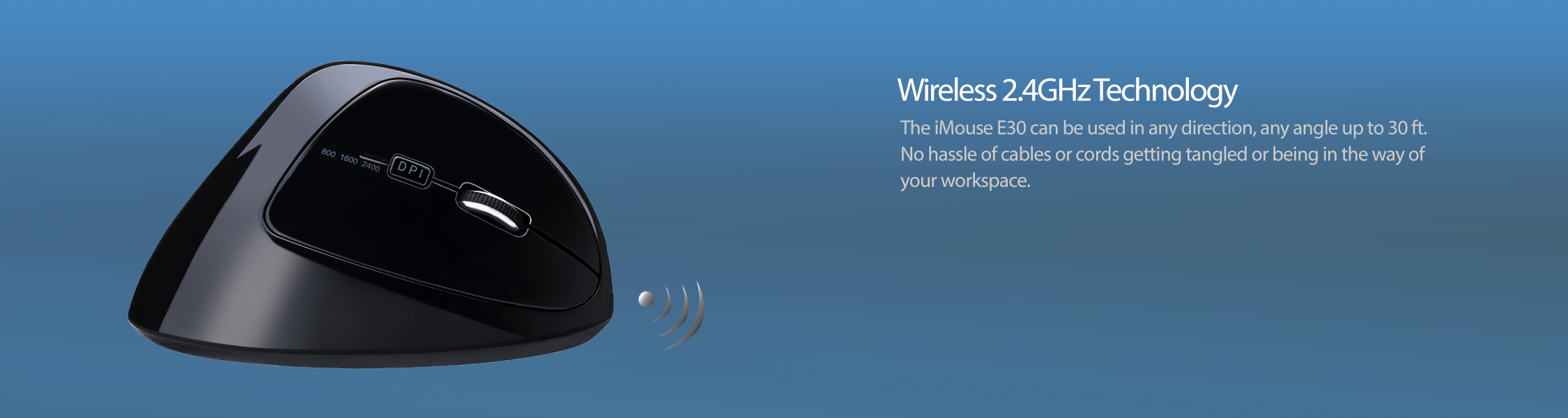 Adesso IMOUSE E30 iMouse E30 - 2.4 GHz Wireless Vertical Programmable ...