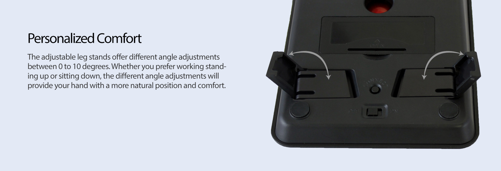 Adesso IMOUSE T50 Wireless Programmable Ergonomic Trackball Mouse, 2.4 ...