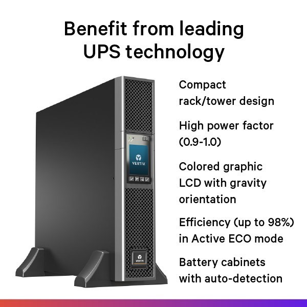 Liebert GXT5-EBC192VRT3U GXT5 / 5 - 10 KVA External Battery Cabinet, T – Network Hardwares