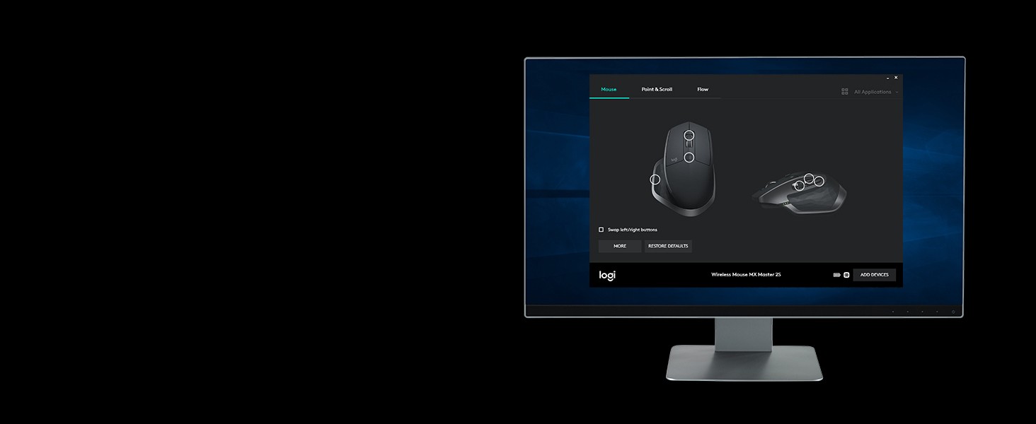 Logitech 910-005965 MX Master 2S Wireless Mouse, Darkfield Scrolling, – Network Hardwares
