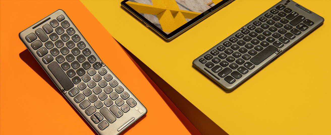 Mobile Pixels 109-1001P01 Keyboard, Rechargeable Battery, Foldable, Qu ...