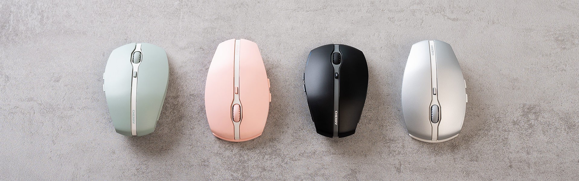 CHERRY JW-7500US-20 GENTIX BT Bluetooth Mouse, Multi-Device Function ...