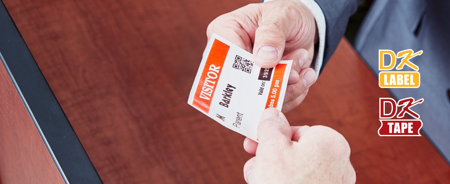 Brother QL-820NWBC Label Printer, Wireless, Red/Black Two-Color Printi ...