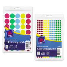 Office Quarters: From $4.03 - Avery See Through Color Dots AVE 05473 ...